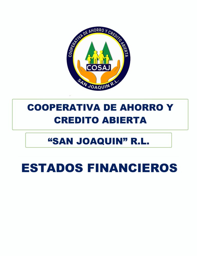 Estados Financieros - Cooperativa COSAJ